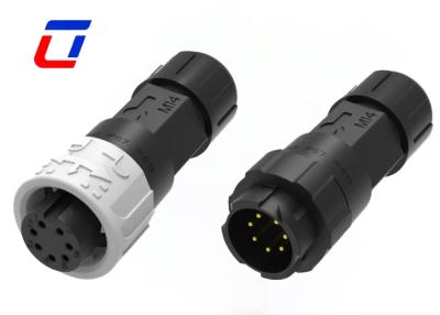 China 60V Low Voltage Wire Connectors M16 7Pin Waterproof Nylon Circular Connector for sale