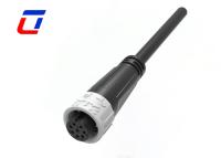 China M16 8Pin Waterproof Wire Splice Connector IP67 Brass Gold Plated Wire To Wire For Signal for sale