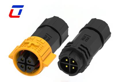China 300V 4 Pin M19 Waterproof Connector Male To Female IP67 Circular Connectors for sale