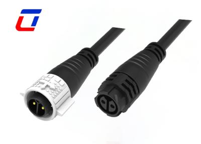 China PA66 M19 2 Pin Waterproof Connectors 20A  Industrial Power Connector for sale
