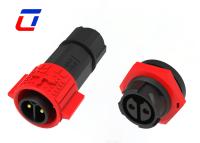 China PA66 M19 2 Pin Waterproof Connectors 20A  Industrial Power Connector for sale