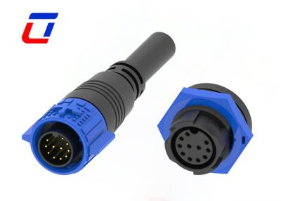 China Waterproof Landscape Lighting Connectors M19 11Pin  Quick Release Cable Connectors for sale