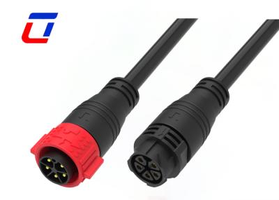 China IP67 M25 Outdoor Waterproof Wire Connectors 5 Pin Wire To Wire For Heavy Machinery for sale