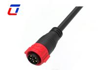 China IP67 M25 Outdoor Waterproof Wire Connectors 5 Pin Wire To Wire For Heavy Machinery for sale