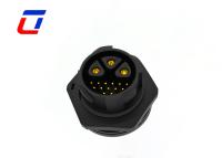 China 16 Pin Male Female Connector M25 Multi Pin Quick Release Socket Solar Connectors for sale