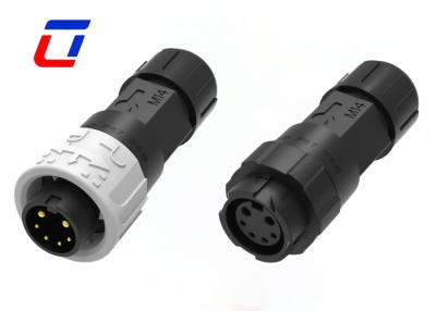 China M16 2+4 Pin Connector Round IP67 Waterproof Plastic Outdoor Lighting Connectors for sale