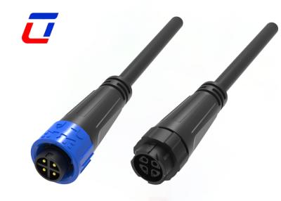 China M16 IP67 Connector 4 Pin Push Locking Cable To Cable Connector For New Energy for sale