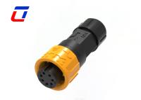 China CE M16 Wire Splice Connector Waterproof 7 Pin Outdoor Cable Nylon Connector for sale