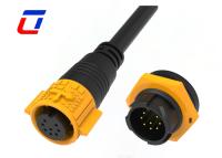 China 8Pin 300V Male Female Cable Connector M19 Wire To Board Signal Connector Quick Release for sale