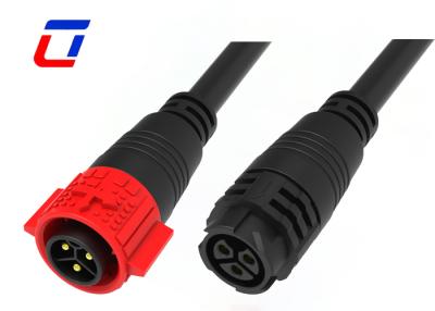 China 20A M19 Waterproof Outdoor Electrical Connectors Industrial 3 Pin Male To Female for sale