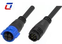 China 15A 4Pin M19 Waterproof Electrical Connectors Male To Female  Power Cable Connector for sale