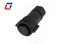 China 300V M19 Male Female Connector 6 Pin Nylon Outdoor Waterproof Cable Connector for sale