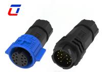 China Push Locking Waterproof Data Connector M19 14 Pin Nylon Led Wire To Wire Connector for sale
