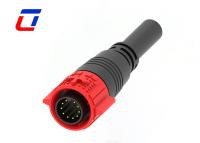 China PA66 M19 Push Pull Cable Connectors 10 Pin IP67 Rated Plug And Socket Connector for sale