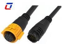 China Waterproof Automotive Connectors M19 18 Pin Male Female Outdoor Connectors for sale