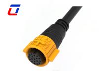 China Waterproof Automotive Connectors M19 18 Pin Male Female Outdoor Connectors for sale