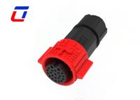 China Round Waterproof Connector M19 Multi Pin 2+20 Pin IP67 Gold Plated Wire Connectors for sale