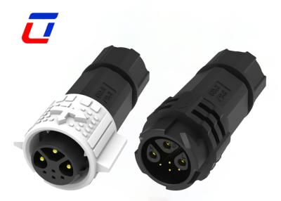 China M19 Male Female Connector 300V Outdoor 3+4 Pin Power And Signal Connector for sale