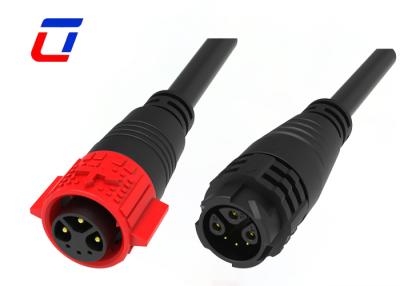 China 15A+5A PA66 Wire To Wire Connector 3+3 Pin M19 IP67 Wire Quick Disconnect for sale