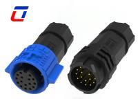 China M19 16 Pin Outdoor Lighting Connectors Low Current PA66 Cable To Cable Connectors for sale