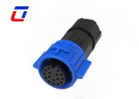 China M19 16 Pin Outdoor Lighting Connectors Low Current PA66 Cable To Cable Connectors for sale