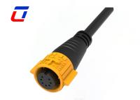 China 7 Pin M19 Led Wire To Wire Connector Plastic PA66 Data Connector Waterproof for sale