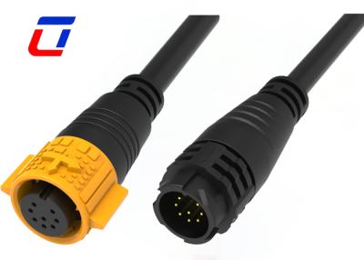 China M19 Led Quick Connector 8 Pin ODM Small Waterproof Wire Connectors for sale