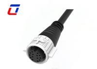 China M19 14 Pin Low Voltage LED Connectors ODM Waterproof Push Lock Outdoor Connectors for sale