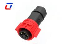 China 3+9 Pin M19 Industrial Plug Socket Plastic PA66 Waterproof Power And Data Connector for sale
