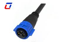 China 3+4 Pin M19 Male To Female Wire Connector Quick Lock Outdoor Waterproof Connector for sale