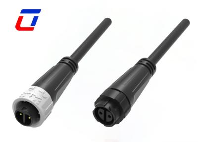 China 10A Quick Lock Electrical Connectors M16 2 Pin Outdoor Waterproof Power Connector for sale