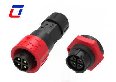 China M16 Male Female Connector 10A 4 Pin TUV Plug Socket Connectors For Power for sale
