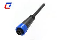 China M16 3 Pin Connector Male And Female 10A 300V Push Waterproof Cable Connector for sale