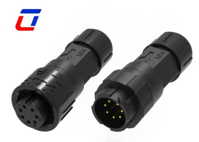 China M16 Waterproof 7 Pin Connector Low Voltage Automotive Brass Gold-Plated Connectors for sale