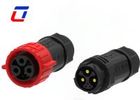 China 3+3 Pin M25 IP67 Solar Connectors Wire To Wire Power Signal Connector for sale