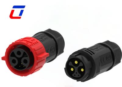 China 3+3 Pin M25 IP67 Solar Connectors Wire To Wire Power Signal Connector for sale