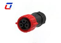 China 3+3 Pin M25 IP67 Solar Connectors Wire To Wire Power Signal Connector for sale
