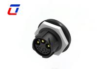 China M25 Male Female Panel Mount Connector Gold Plated 3+9 Pin Waterproof Connector for sale