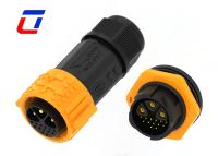 China M25 3+13 Pin Panel Mount Connector Signal And Power IP67 Industrial Plug Socket Adapter for sale