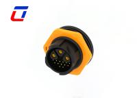 China M25 3+13 Pin Panel Mount Connector Signal And Power IP67 Industrial Plug Socket Adapter for sale