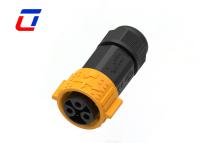 China 3+3 Pin M25 Signal And Power Connector Plastic PA66 Wire To Wire Plug Connectors for sale