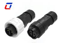 China Male Female Connector 2 Pin Nylon M16 IP67 Brass Gold-Plated Connector for sale