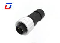 China Male Female Connector 2 Pin Nylon M16 IP67 Brass Gold-Plated Connector for sale