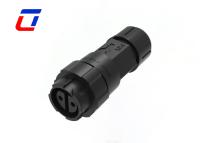 China Male Female Connector 2 Pin Nylon M16 IP67 Brass Gold-Plated Connector for sale
