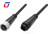 China M16 Male To Female Connectors Waterproof PA66 7 Pin Data Connector for sale