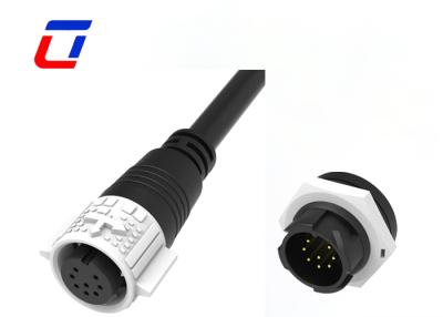 China 8 Gauge Waterproof Connector M19 Outdoor Wire Connectors For Signal Transmission for sale