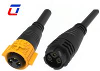 China M19 3+2 Pin Inline Waterproof Connector Push Lock Power Signal Connector Factory for sale