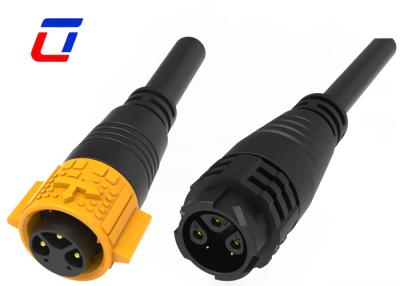 China M19 3+2 Pin Inline Waterproof Connector Push Lock Power Signal Connector Factory for sale