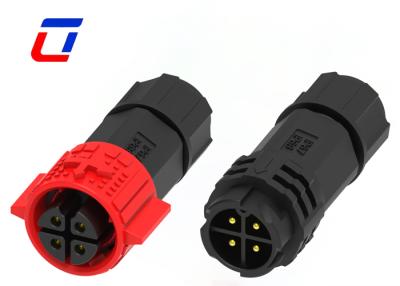 China M19 Watertight Electrical Connectors 4 Pin Automotive Male To Female Connectors for sale