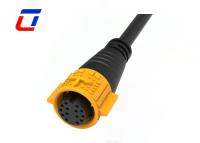 China M19 14 Pin Waterproof Wire Connector IP67 Signal Waterproof LED Connector for sale